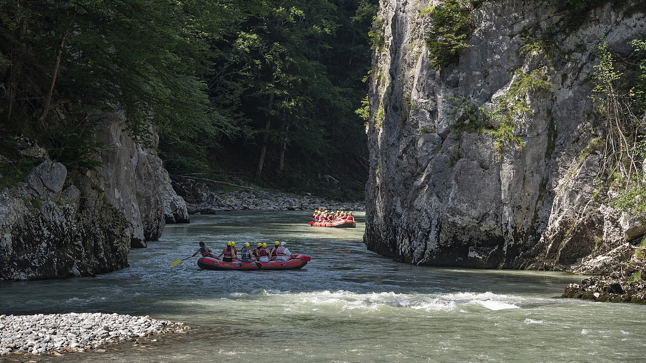 Rafting & Canyoning in Tirol - Region Kaiserwinkl